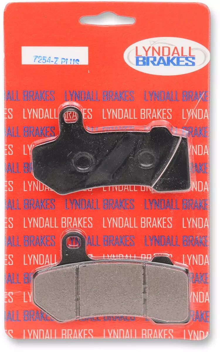 Lyndall Brakes Z Plus Brake Pads Front & Rear #7254-Z+ Harley Davidson