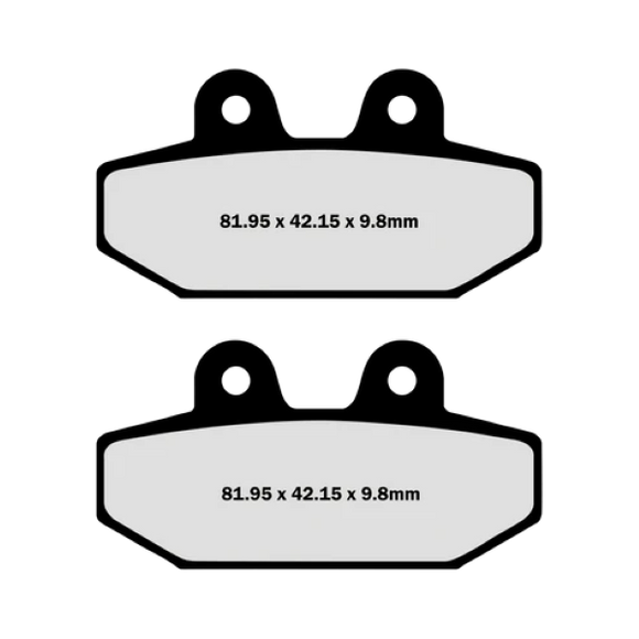 Lyndall Brakes Gold Plus Racing Brake Pads for 2018-2021 Harley-Davids