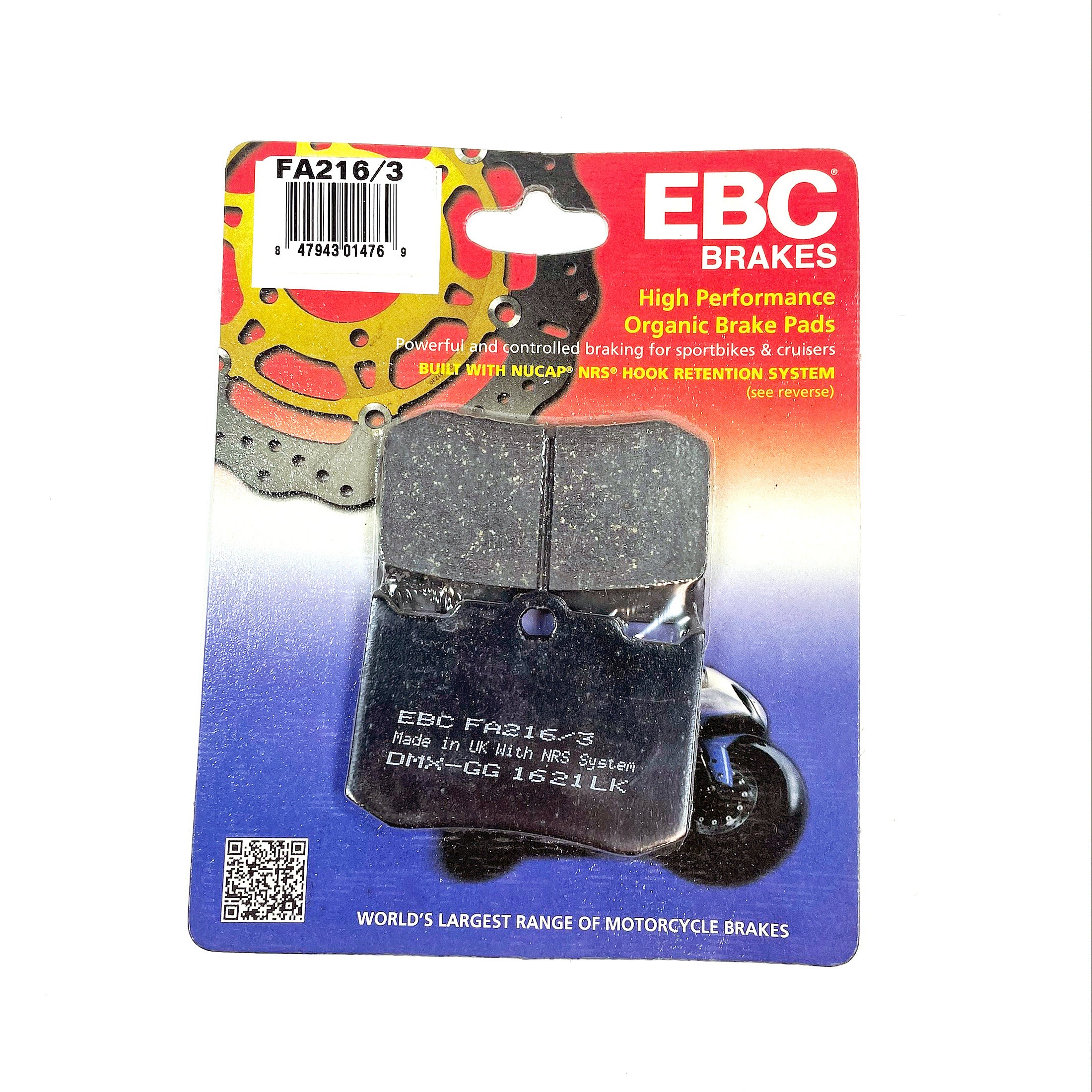 EBC Sintered Brake Pad FA216/3HH High Performance