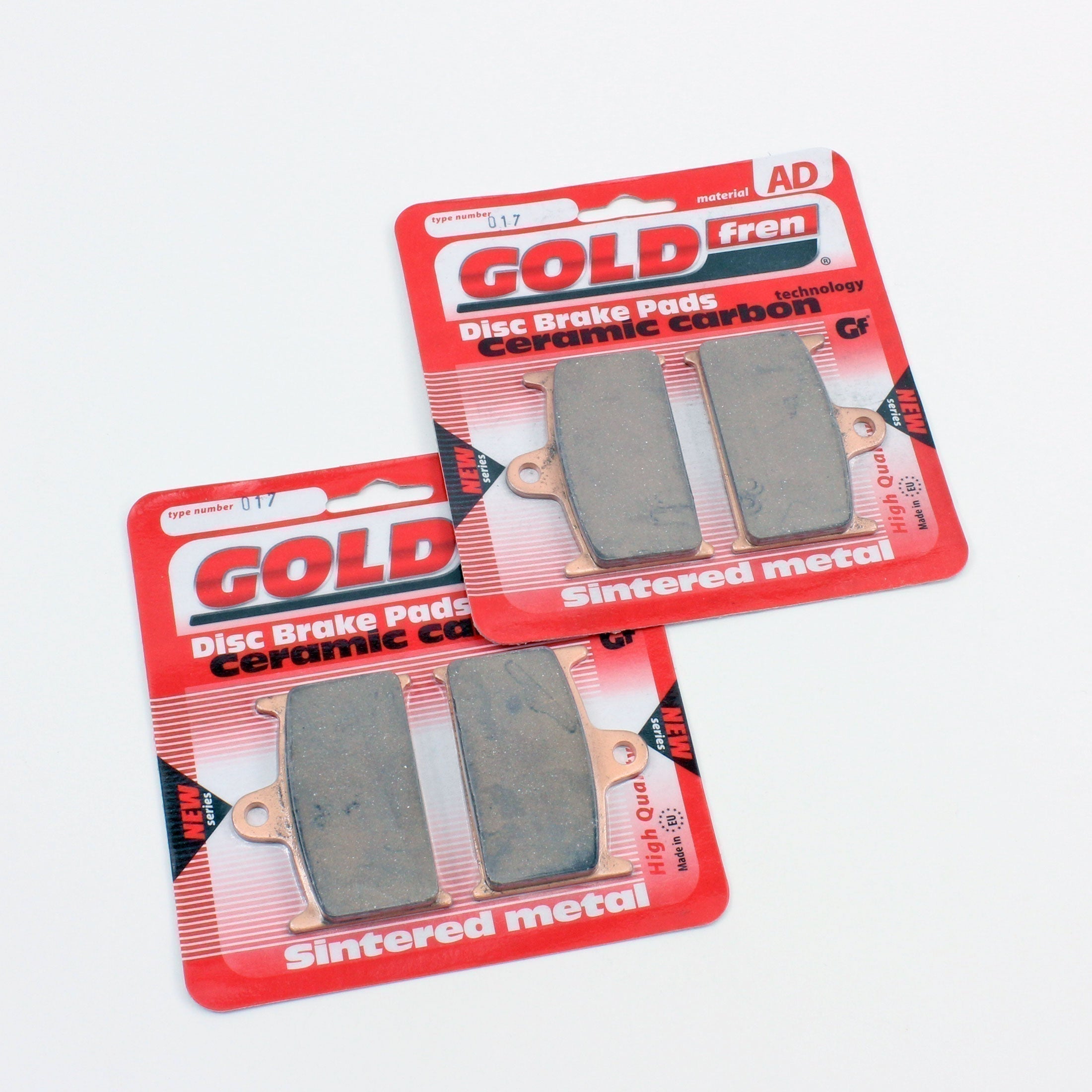GoldFren Brake Pad Set AD Ceramic for 2012-2017 Triumph Rocket III:Tou