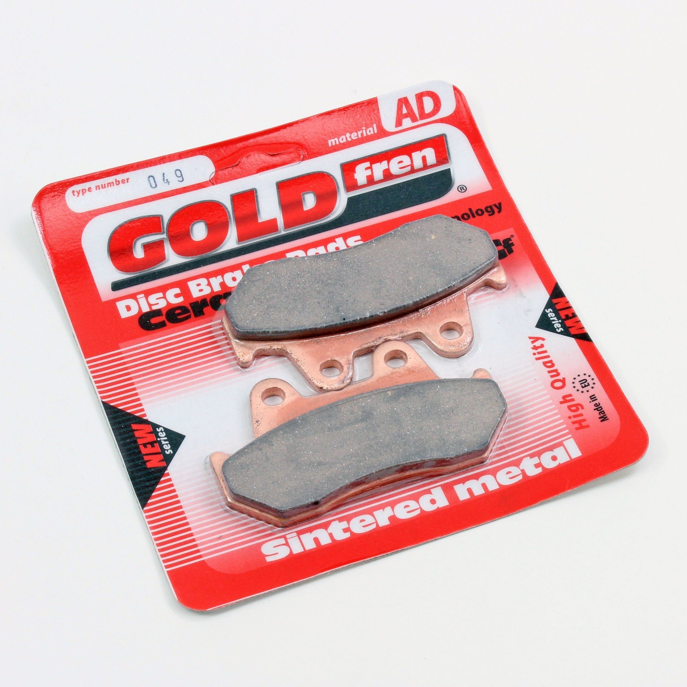 GoldFren Brake Pads AD Ceramic for 1988 Honda Shadow 800:VT800-Front