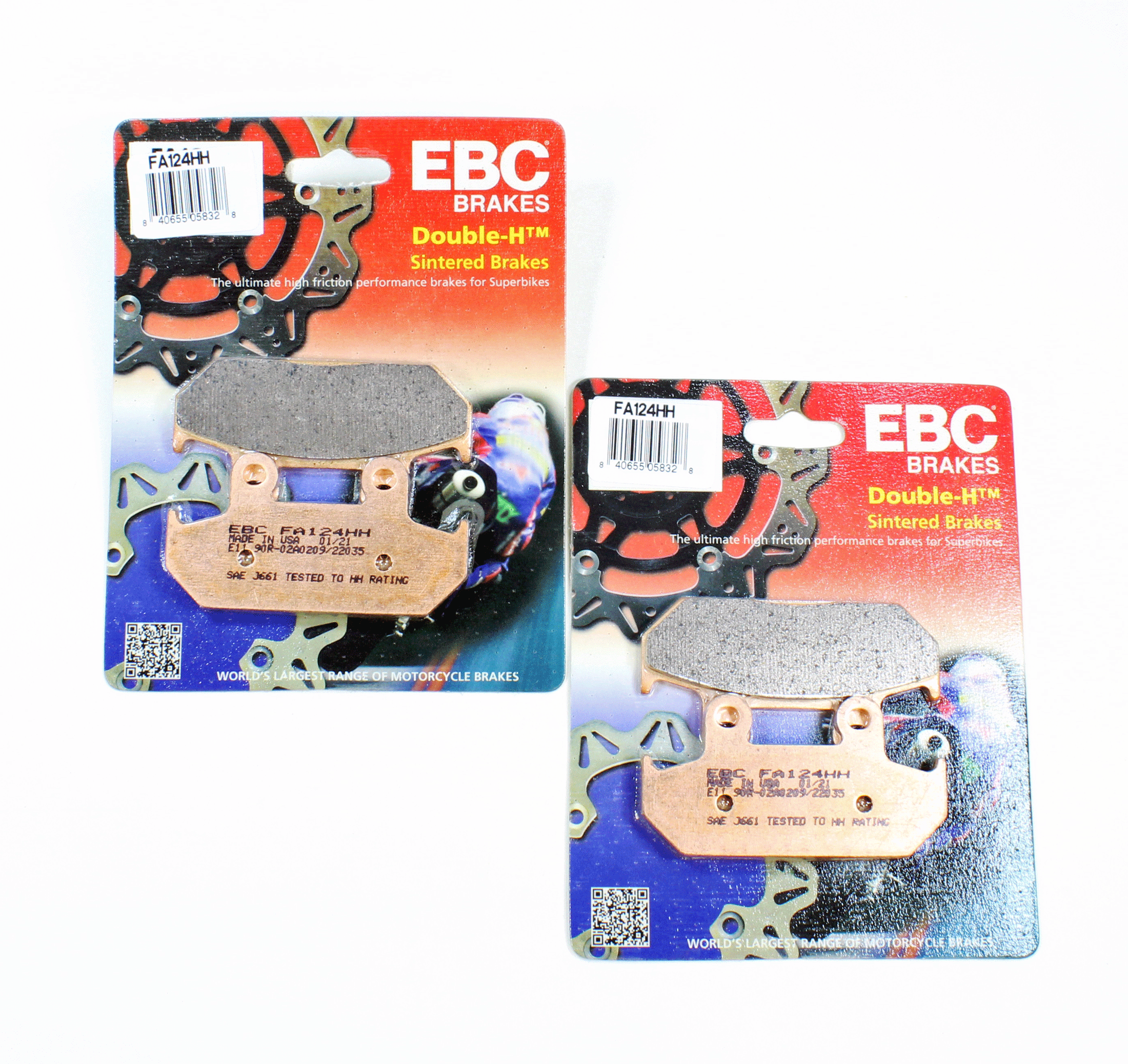 EBC Brake Pad Set Sintered for 1986 Honda Interceptor 700:VFR700F-Fron