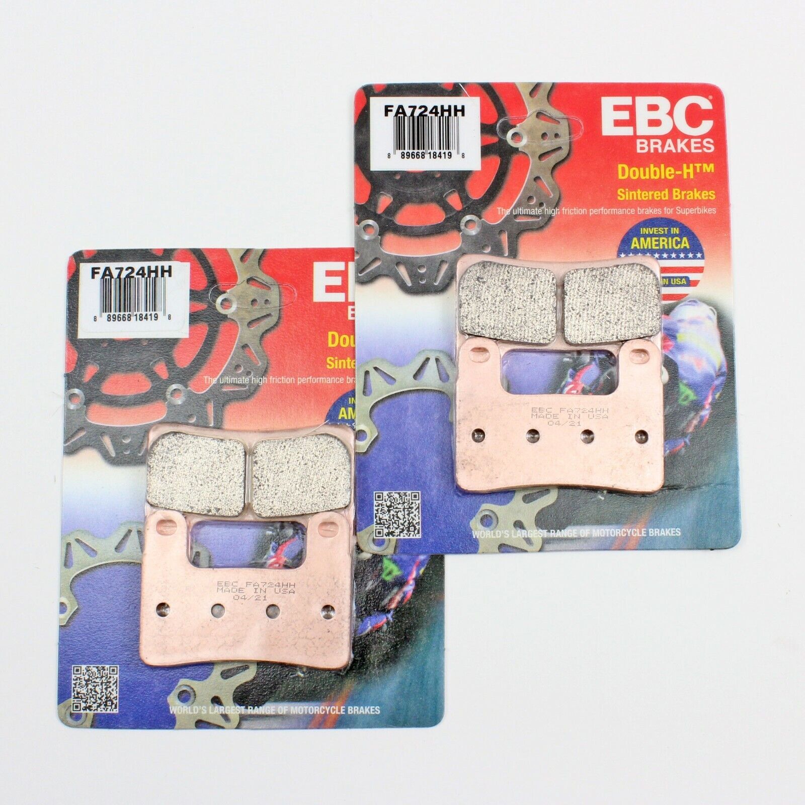 EBC Brake Pad Set Sintered for 2018-2023 BMW R1250RT-Front
