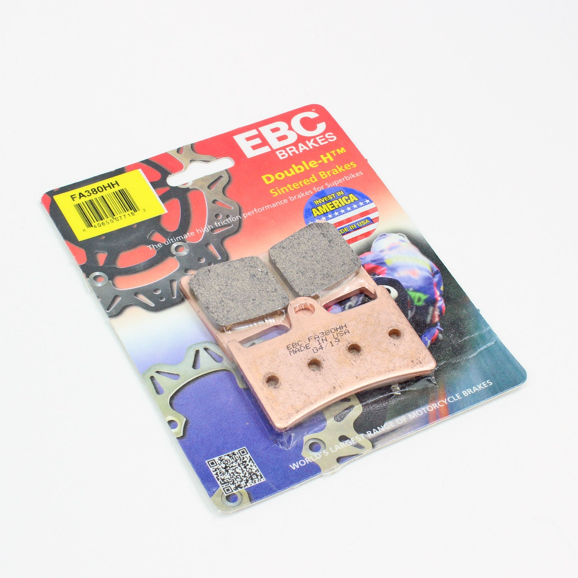 EBC Brake Pads Sintered for 2008 Yamaha YZF R6:Yellow with Flames-Fron